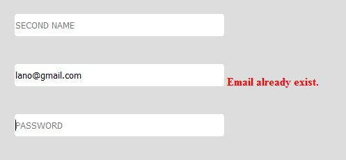 Check email availability in ajax | SourceCodester
